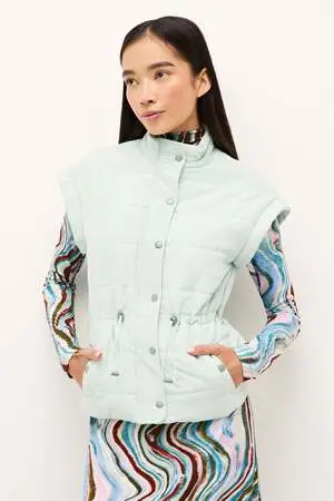 MARIE OLIVER Lyndon Vest - Seafoam