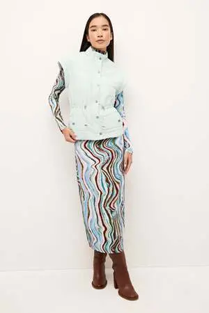MARIE OLIVER Lyndon Vest - Seafoam