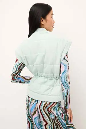 MARIE OLIVER Lyndon Vest - Seafoam