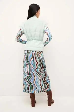MARIE OLIVER Lyndon Vest - Seafoam