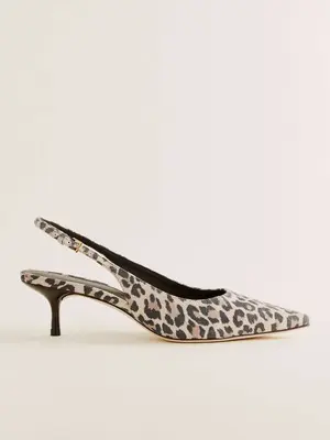 REFORMATION Wrenley Heeled Slingback - Multi
