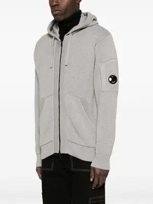 C.P. COMPANY Knitted Zip-up Hoodie