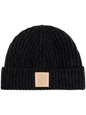 Loewe Cashmere Beanie - Black