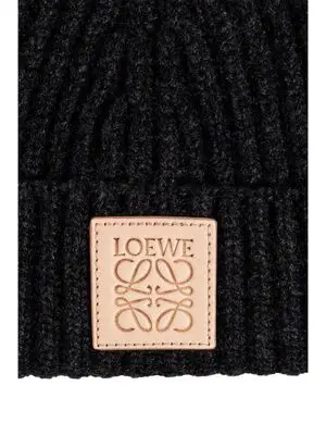 Loewe Cashmere Beanie - Black
