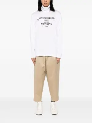 MASTERMIND WORLD Logo Print Long Sleeve T-shirt