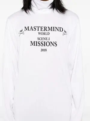 MASTERMIND WORLD Logo Print Long Sleeve T-shirt