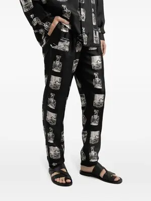 Dolce & Gabbana Whisky-print Pajama Pants