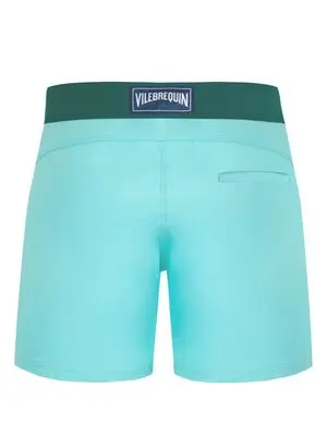 Vilebrequin Logo-patch Swim Shorts - Blue