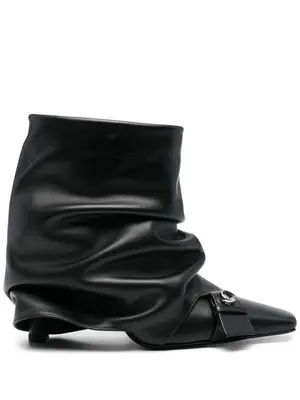 Attico 95mm Juno Boots - Black