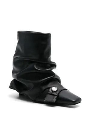 Attico 95mm Juno Boots - Black
