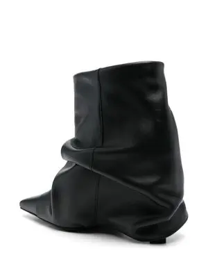 Attico 95mm Juno Boots - Black