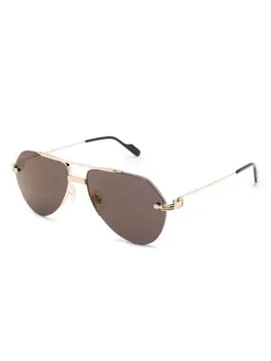 Cartier Pilot-frame Sunglasses