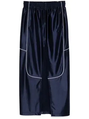 Alexander Wang Piped Logo-embroidered Skirt