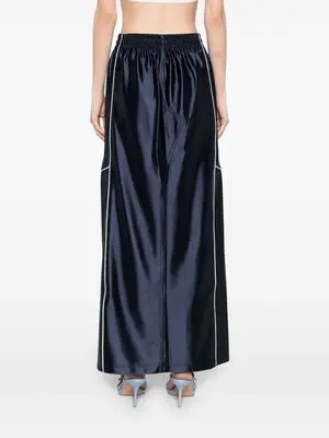 Alexander Wang Piped Logo-embroidered Skirt