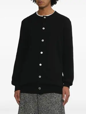 BLACK COMME DES GARÇONS Wool Cardigan