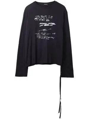 Ann Demeulemeester Joachim T-Shirt - Black | Editorialist