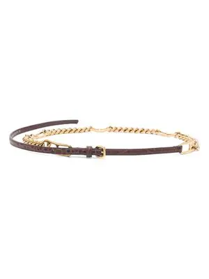 Ermanno Scervino Chain-detailed Belt - Gold