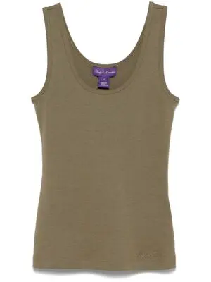 Ralph Lauren Fine-ribbed Tank Top - Green