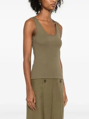 Ralph Lauren Fine-ribbed Tank Top - Green