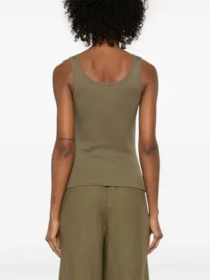 Ralph Lauren Fine-ribbed Tank Top - Green