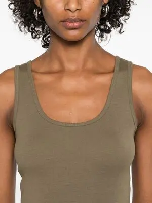 Ralph Lauren Fine-ribbed Tank Top - Green
