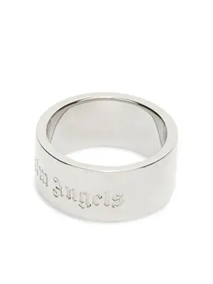 Palm Angels Logo Band Ring