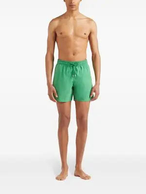 Vilebrequin Logo Patch Swim Shorts - Green