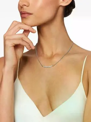 David Yurman Sterling Diamond Helena Wrap Station Necklace - Silver