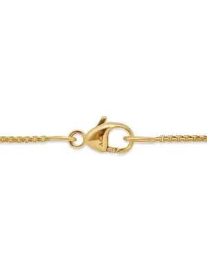 David Yurman 18kt Yellow Box Chain Necklace - Gold
