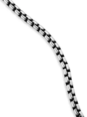 David Yurman 14kt Yellow Gold And Sterling Box Chain Necklace