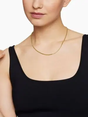 David Yurman 18kt Yellow 2.7mm Box Chain Necklace