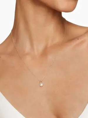 David Yurman 18k Yellow Solari Diamond And Pearl Necklace - Gold