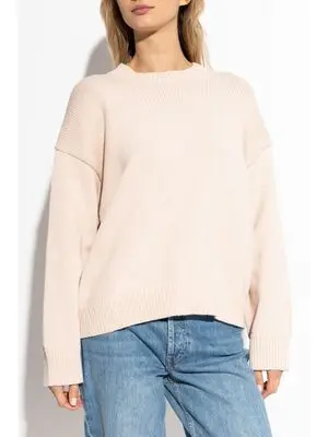 Theory Crew Neck Jumper - Pink