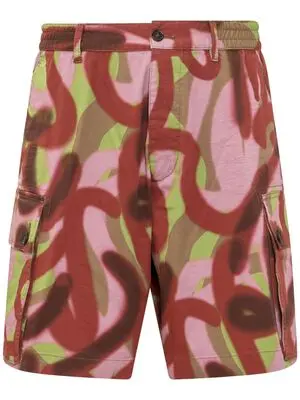 Dsquared2 Printed Bermuda Shorts - Pink