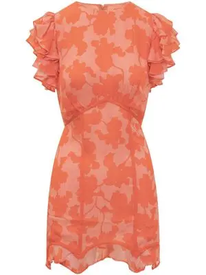 DE LA VALI Floral-print Dress