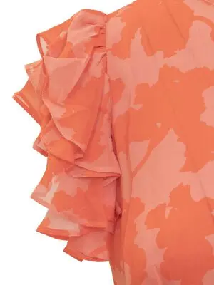 DE LA VALI Floral-print Dress