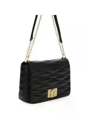 Furla Quilted Crossbody Bag - Black