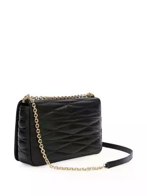 Furla 1927 Quilted Leather Crossbody Bag - Black