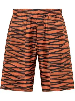 PIERRE-LOUIS MASCIA Abstract-print Shorts