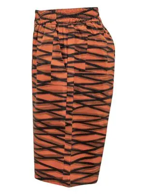 PIERRE-LOUIS MASCIA Abstract-print Shorts