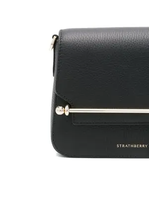 Strathberry Mini Ace Crossbody Bag - Black