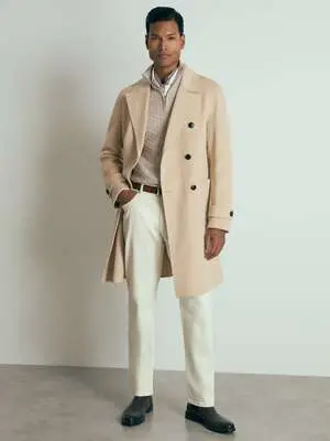 REISS Genoa Atelier Wool-cashmere Double-breasted Coat