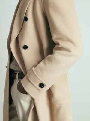 REISS Genoa Atelier Wool-cashmere Double-breasted Coat