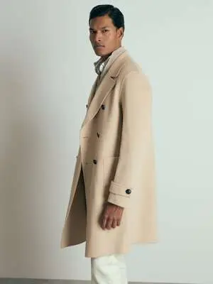 REISS Genoa Atelier Wool-cashmere Double-breasted Coat