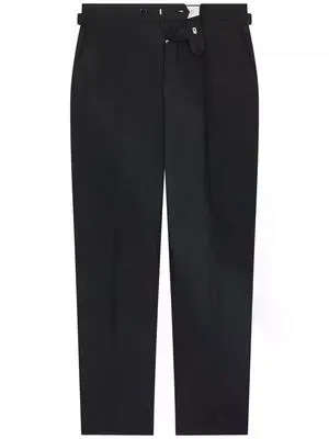 Fursac Black Wash Pants For Men