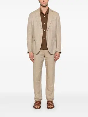 FURSAC Linen Blazer - Neutrals