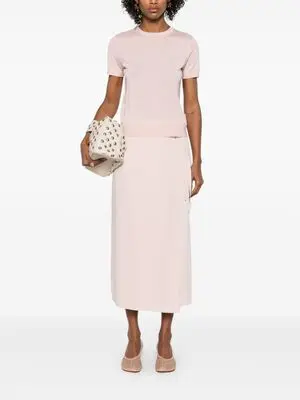 Theory Wrap-design Midi Skirt