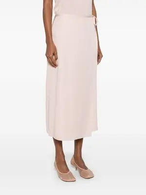 Theory Wrap-design Midi Skirt
