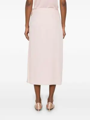 Theory Wrap-design Midi Skirt