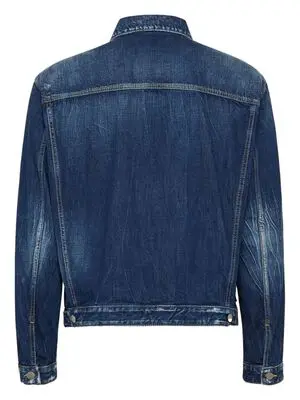 Dsquared2 Zippered Denim Trucker Jacket